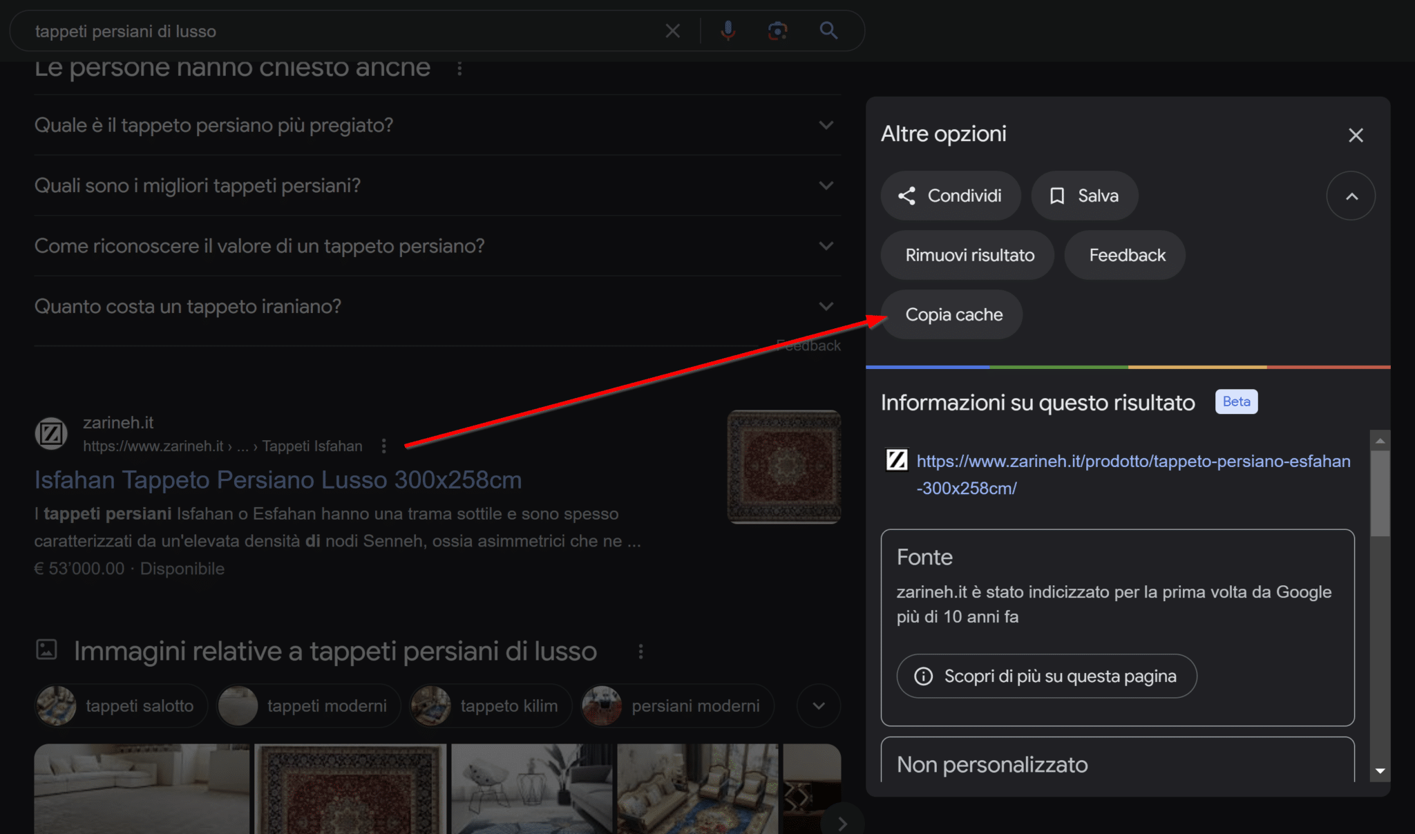 A cosa serve la cache di Google e come usarla