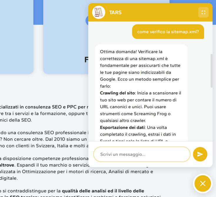 Sviluppo Chatbot AI con Architettura RAG (Retrieval-Augmented Generation)